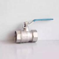 China 1/2 Inch Two Piece Ball Valve PVC 1 Inch Normal Temperature for sale