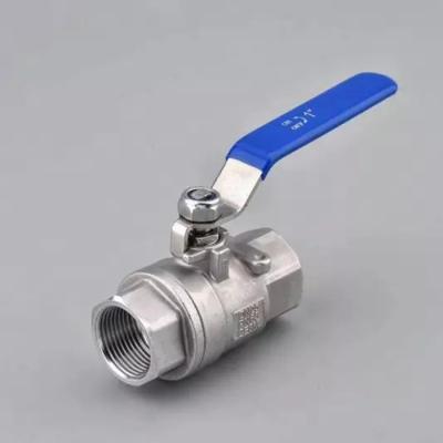 China 1/2 Inch Two Piece Ball Valve PVC 1 Inch Normal Temperature for sale