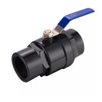 China OEM 75mm Pvc Ball Valve UPVC 2 Piece Body Ball Valve Irrigation Use for sale
