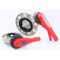 China Sanitation 6 PVC Butterfly Valve FPM Or EPDM Liner Material for sale