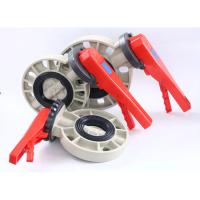 China Sanitation 6 PVC Butterfly Valve FPM Or EPDM Liner Material for sale
