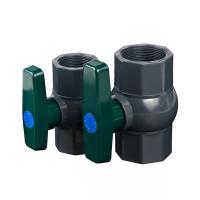 China ODM UPVC Octagonal Ball Valve Black 2 Inch Plastic Ball Valve for sale