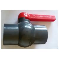 China 1 Inch Threaded PVC Ball Valve Socket PVC Single Union Ball Valve Flanged for sale