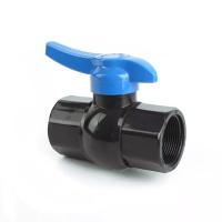 China UPVC Plastic Water Flow Control Valve Pvc 4 Inch Ball Valve for sale