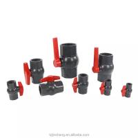 China Male To Female Ball Valve UPVC Octagonal Ball Valve Black OEM for sale