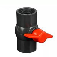 China Plastic Agricultural Irrigation Valve 1 Inch Threaded Ball Valve PVC for sale