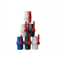 China PVC Manual Ball Valve DN15-DN100 Threaded Socket Rotary Electric Drive for sale