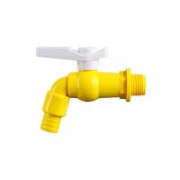 China Customized Yellow PP Faucet One Handle Polypropylene Faucet for sale