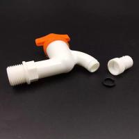China Quick ABS Plastic Faucet With Thread Wall Mounted Plastic Tap Faucet for sale