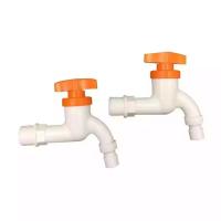 China Wall Mounted Abs Plastic Water Faucet Single Cold Outside Tap Plastic for sale