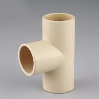 China Hot Water PVC Tee Reducer Plastic Pipe Fittings 2 Sanitary Tee for sale