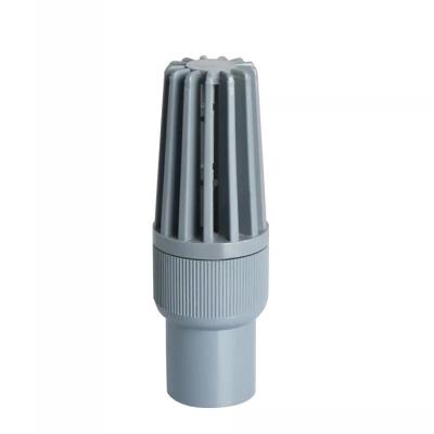 China One Way PVC Plastic Foot Valve Bottom Entry Feed Plastic Ball Valve for sale