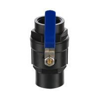 China Stainless Steel Handle PVC Ball Valve For Weak Acid Weak Base for sale