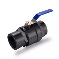 China Stainless Steel Handle PVC Ball Valve For Weak Acid Weak Base for sale