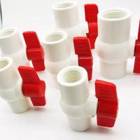 China Plastic Water Conical Valve PVC Pipe Valves And Fittings For Chemical for sale