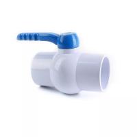 China 3 Inch Cpvc Ball Valve PVC Shut Off Valve 0.6MPA-0.8MPA White for sale