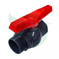 China Black Plastic Blocking PVC Shut Off Valve Water Shut Off Valve For Plastic Pipe for sale