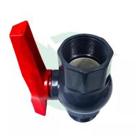 China Garden 1/2 Blocking PVC Shut Off Valve 32mm Shut Off Valve for sale