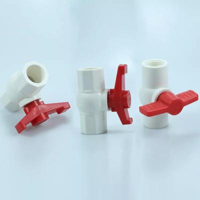 China UPVC Spears Globe Valve 2 Inch PVC Ball Valve Alkali Resistant for sale