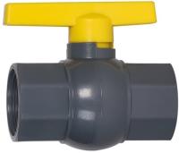 China DN15-DN100 1 UPVC Ball Valve PVC Water Pipe Ball Valve National Standard for sale