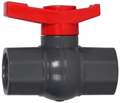 China DN15-DN100 1 UPVC Ball Valve PVC Water Pipe Ball Valve National Standard for sale