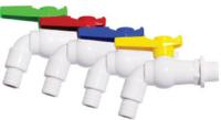 China Single Hole PP Faucet PVC Plastic Taps For Water Containers for sale