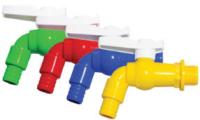 China Single Hole PP Faucet PVC Plastic Taps For Water Containers for sale