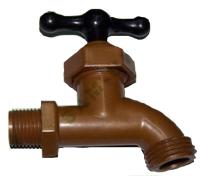 China Single Hole PP Faucet PVC Plastic Taps For Water Containers for sale