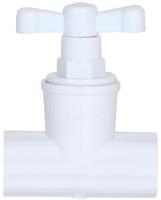 China DN15 Globe PVC Shut Off Valve Anti Corrosion 2 Pvc Shut Off Valve for sale