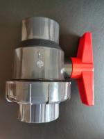 China PN10 2 Inch PVC Ball Check Valve National Standard To Prevent Scaling for sale