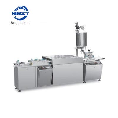 China semi-automatic pharmaceutical suppository liquid packaging machine price for sale