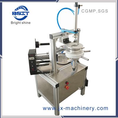 China manufactory hot sell HT900 semi-automatic  hotel soap pleat Wrapping packaging  machine for sale