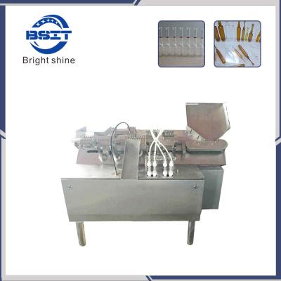 China 1ml-2ml Pesticide ampoule bottle glass syringe fill and seal machine with button control (AFS-4) for sale