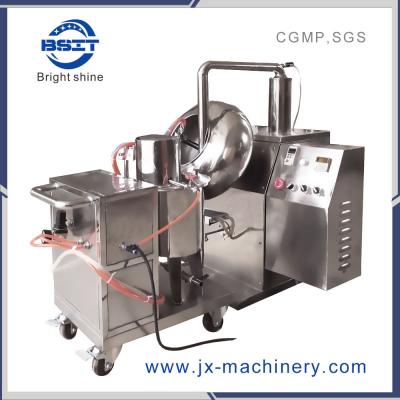 China China Tablet/Pill Sugar Coating Pan Machine BYCA-800 with liquid supply vehicle for sale