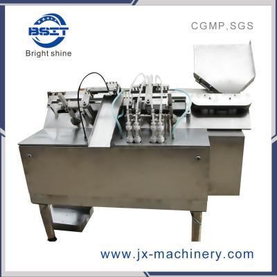 China PLC control system liquid Automatic Glass Ampoules Filling sealing printing Machine (5-20ml)with Peristaltic pump for sale
