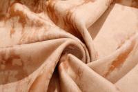 China Patterned Printed Faux Suede Fabric For Clothing 155cm Polyester for sale