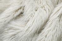 China White Jacquard Mongolian Craft Fur Printed For Crafts for sale
