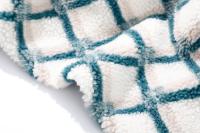 China Pattern Faux Sherpa Fabric 500m , Jacquard Polyester Sherpa Fabric for sale