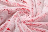 China Solid Red Imitation Rabbit Fur Polyester Faux Bunny 150cm for sale