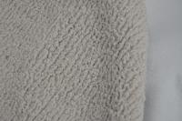 China 390gsm FUR:  SHU VELVETEEN WOVEN  FABRIC:Knitted FabricBonded Leather Fabric for sale
