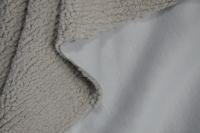 China 390gsm FUR:  SHU VELVETEEN WOVEN  FABRIC:Knitted FabricBonded Leather Fabric for sale