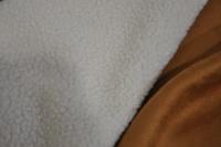 China 470gsm Fur Solid Sherpa Solid Suede 100p Bonded Fleece Fabric for sale