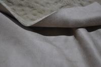 China 620gsm Polyester 100p Fur Solid Sherpa Solid Suede Bonded Fleece Fabric for sale