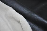 China Solid Sherpa Solid Pu Bonded Fleece Fabric 660gsm Fur Double Sided Adhesive for sale