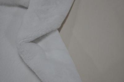 China Solid Rabbit Hair Polar Fleece Fabric Bonded Fleece Fabric 450gsm for sale
