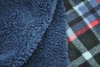 China 410gsm Fur Solid Shu Velveteen Woven Pu Polar Fleece Fabric for sale