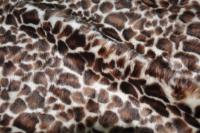 China 530gsm Leopard Print Polyester Fabric For Unique Fashion 100% Polyester Fabric for sale