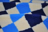 China Jacquard 100% Polyester Sherpa Fabric Faux 150cm Adjustable 535gsm for sale