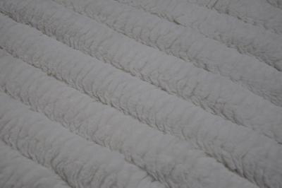 China Faux Rabbit Fur Fabric 100% Polyester 150cm CW Or Adjustable for sale
