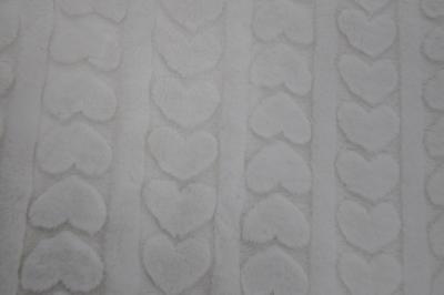 China Faux Rabbit Fur Fabric 100% Polyester 150cm CW Or Adjustable for sale